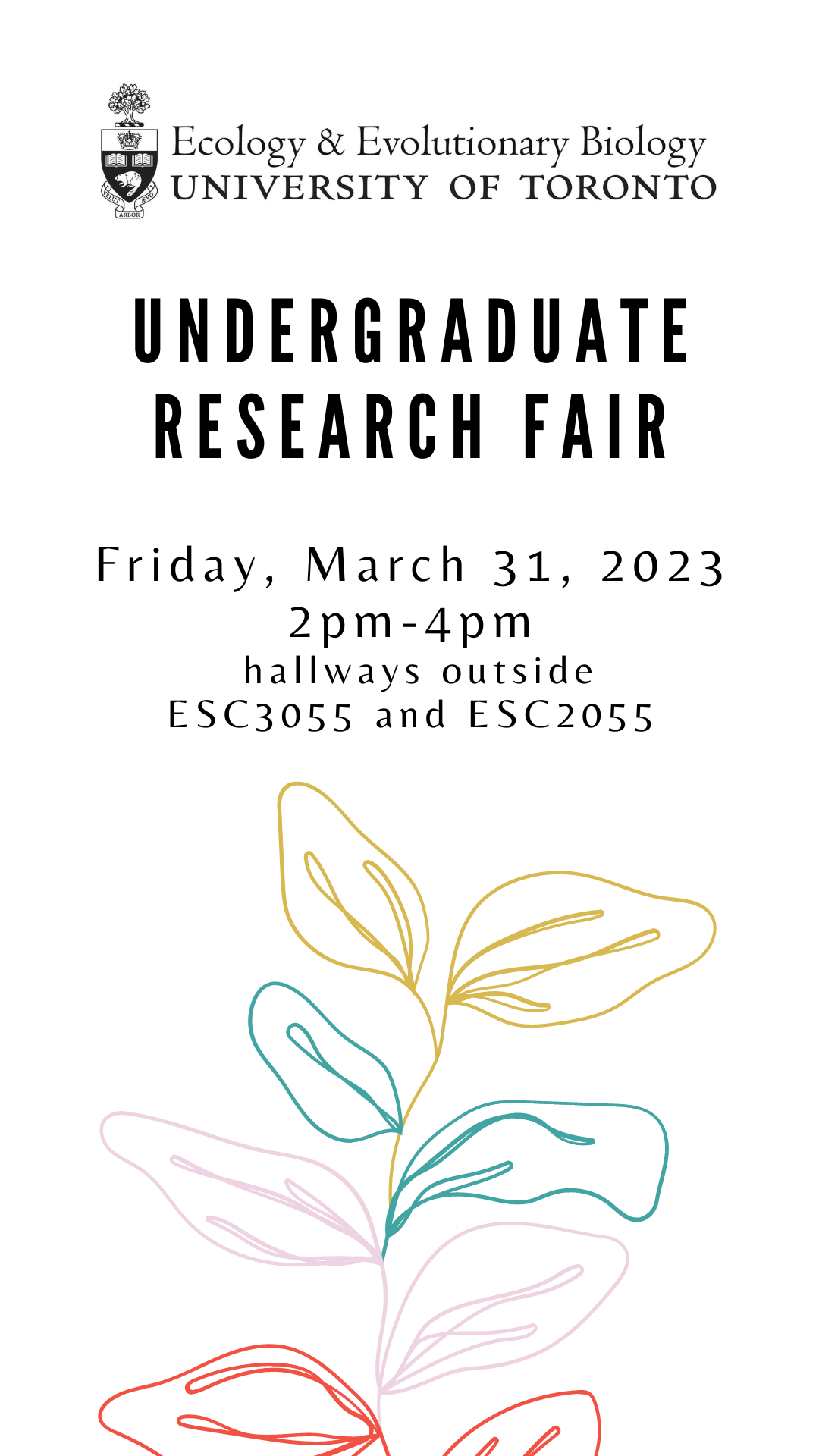 EEB Undergrad Research Poster Fair - Ecology & Evolutionary Biology